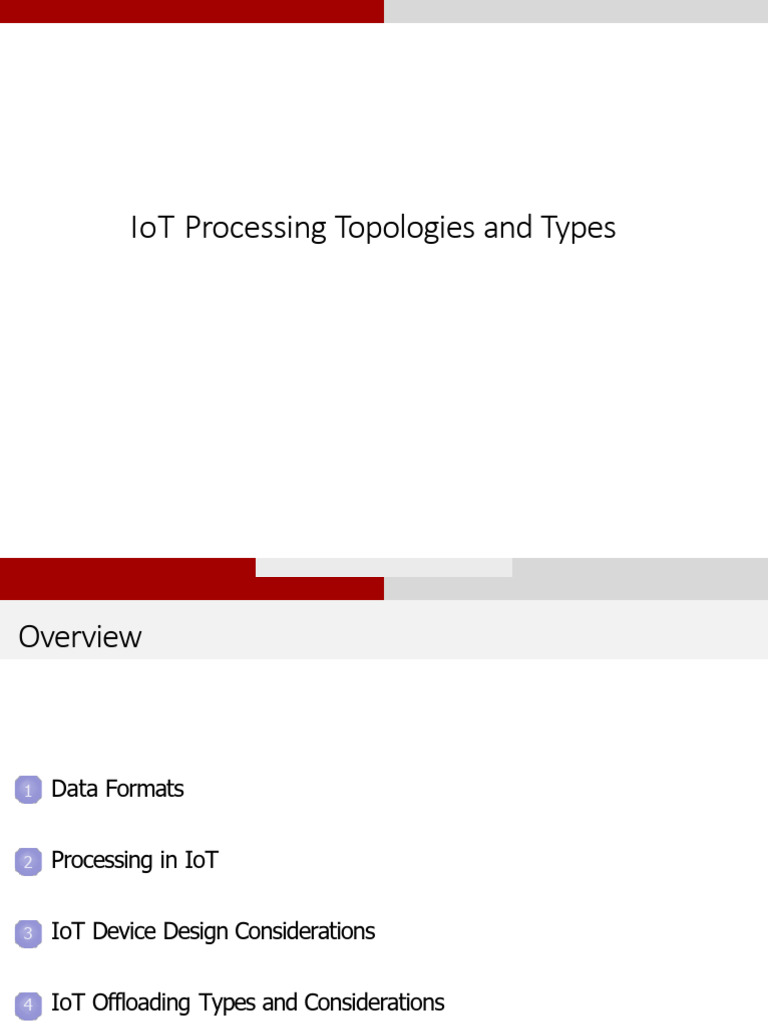 IoT Data Processing Topologies | PDF | Cloud Computing | Internet Of Things