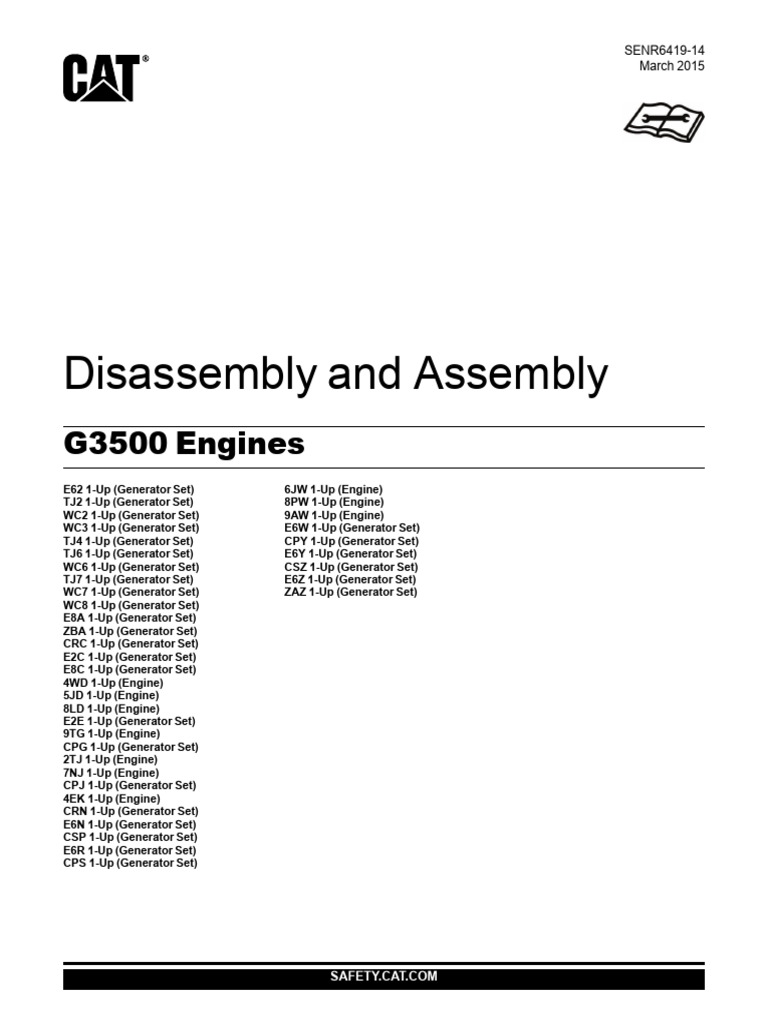G3500 - Disassembly and Assembly | PDF | Carburetor | Pump