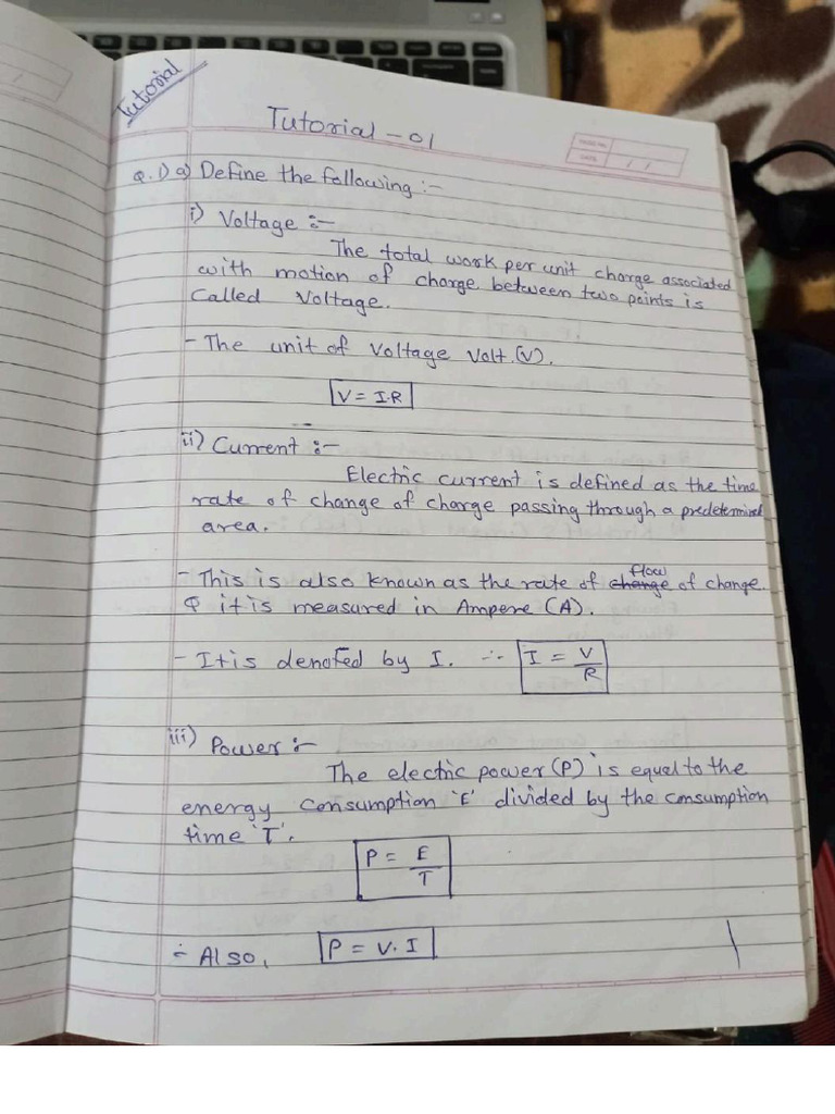 Tutorial 1 & 2 | PDF