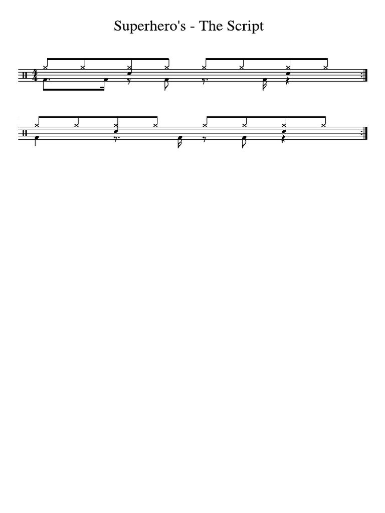 The Script - Superhero's | PDF