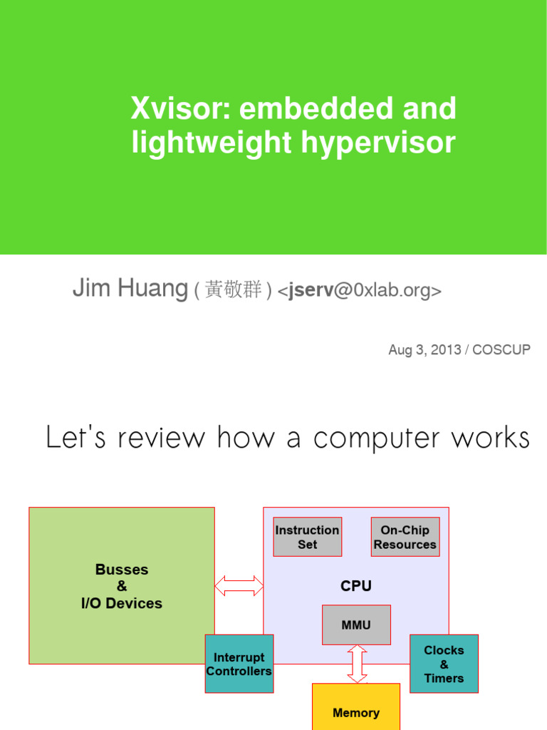 Xvisor: Lightweight ARM Hypervisor | PDF | Operating System | Kernel (Operating System)