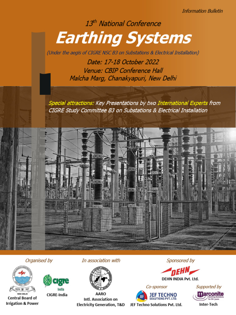 Earthing System 17-18 October 2022 | PDF | Electrical Substation ...