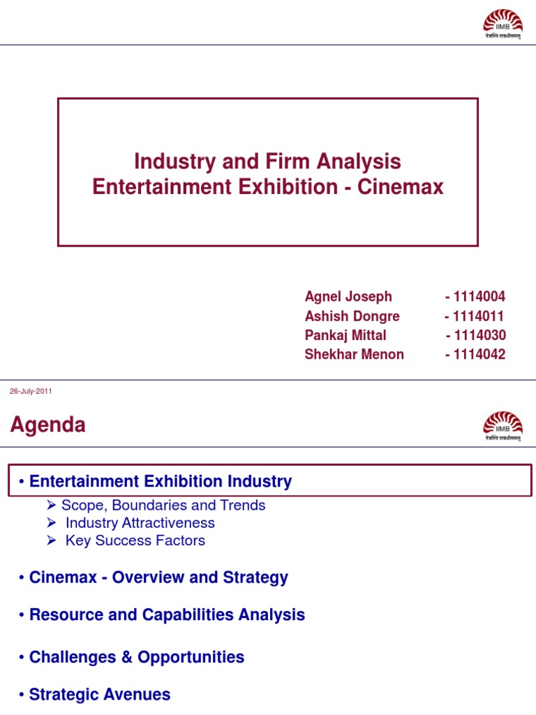 Cinemax: Strategies in Film Exhibition | PDF | Movie Theater ...