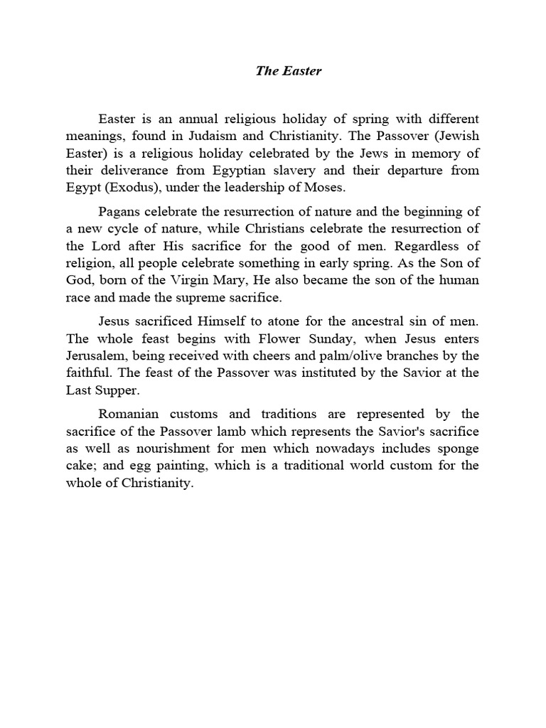 The Easter | PDF