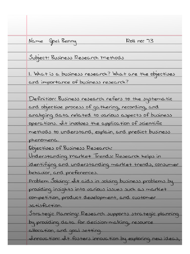 BRM Assignment | PDF