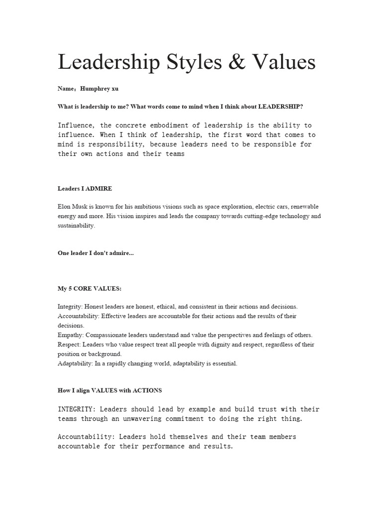 Leadership Styles Pdf Leadership Compassion