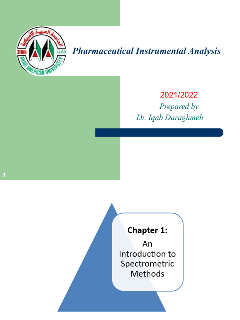 Introduction to Spectrometric Methods | PDF | Emission Spectrum ...
