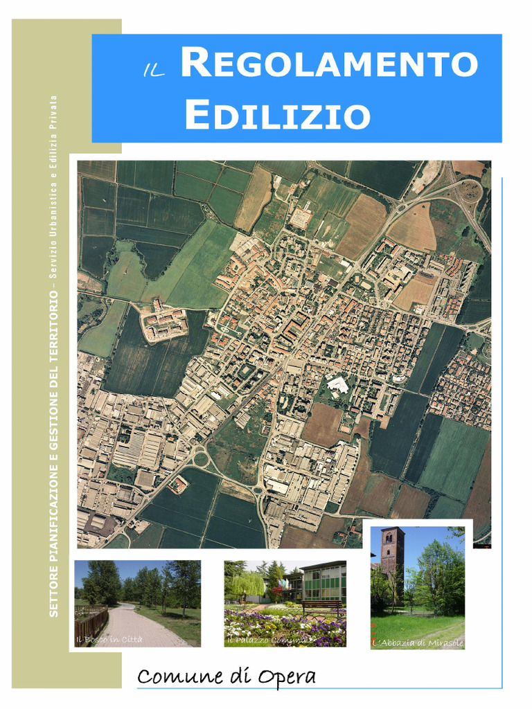 Regolamento Edilizio Definitivo | PDF