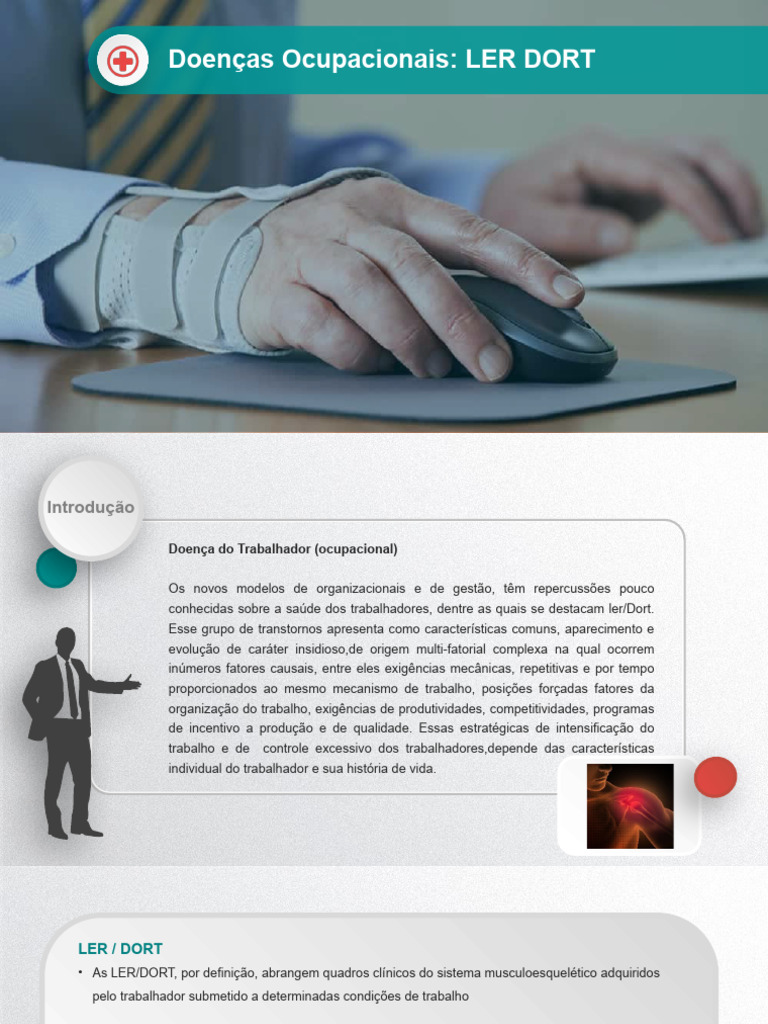NR17 - Doencas Ocupacionais LER DORT - 2023 | PDF | Dor | Remédio