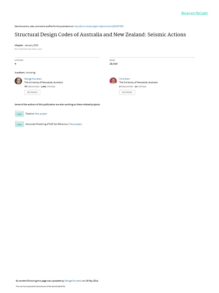 Article 368966 Structural Design Codes of Australia and New Zealand ...