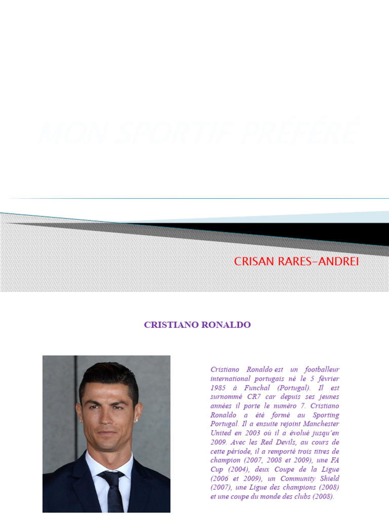 Ronaldo | PDF | Manchester United FC | Football