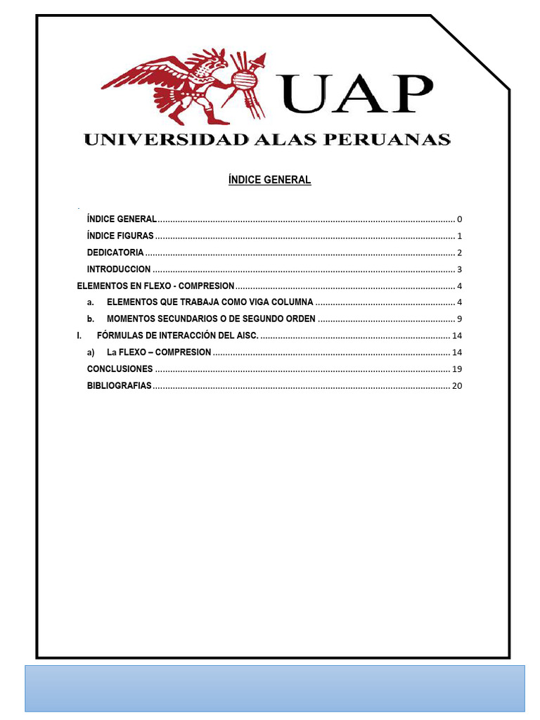 Trabajo Final de Flexion | PDF | Pandeo | Viga (Estructura)