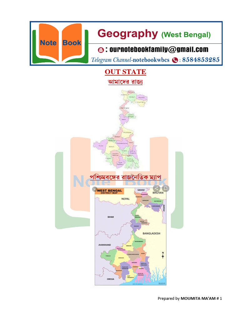 West Bengal: Geography & Divisions | PDF | South Asia | Bengal