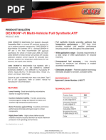 ATF Quick Reference Conversion Chart: Oem Fluid Conversion Fluid Oem ...