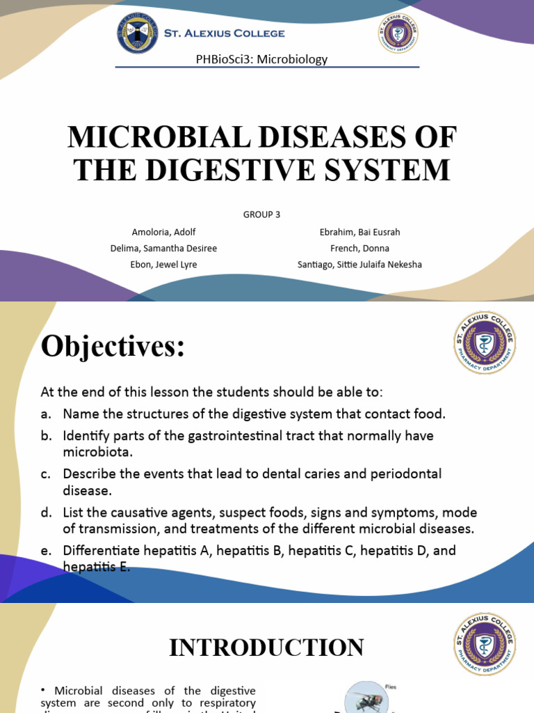 Topic 3 - Microbial DIsease of Digestive System | PDF | Hepatitis ...