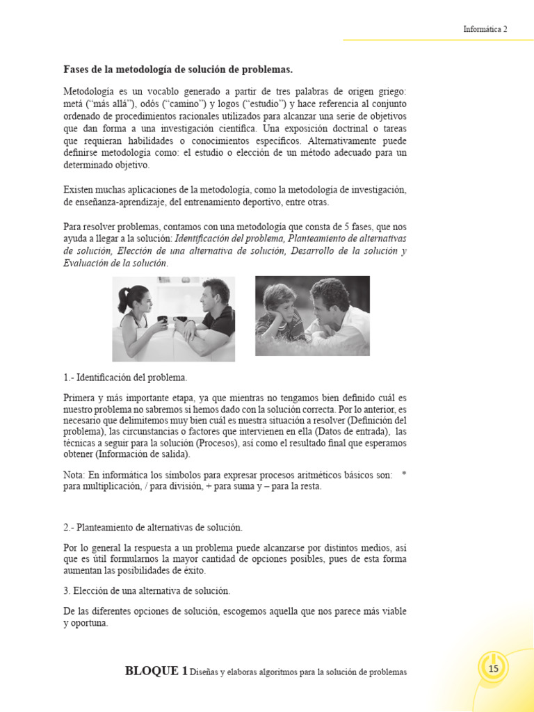 Fases para La Resolución de Un Problema | PDF | Metodología