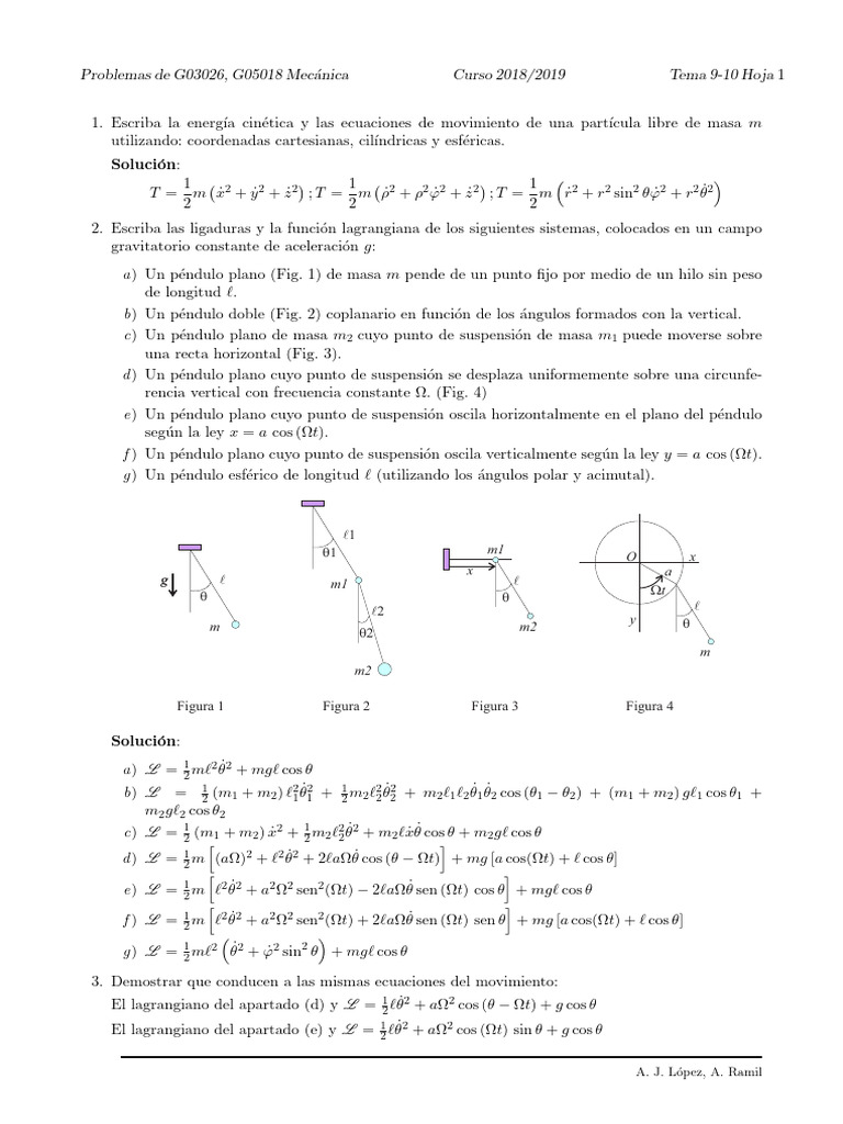 MECbolet T09-10 | PDF | Péndulo | Mecánica