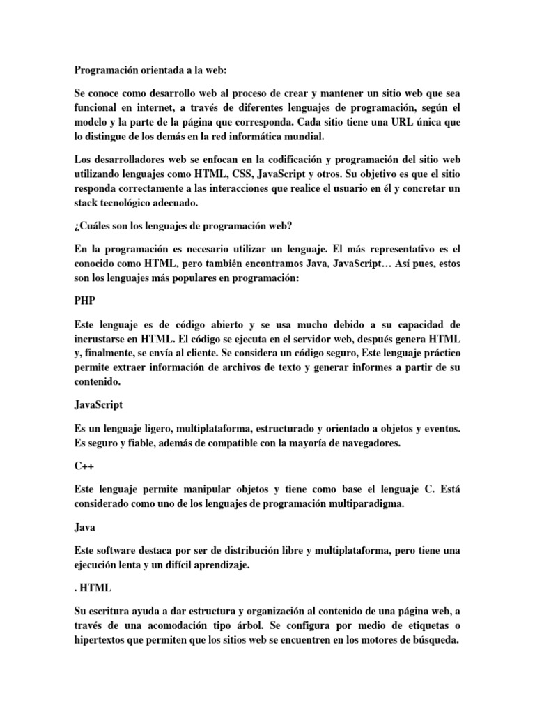 Programación A Objetos en PHP | PDF | Script Java | Lenguaje de programación