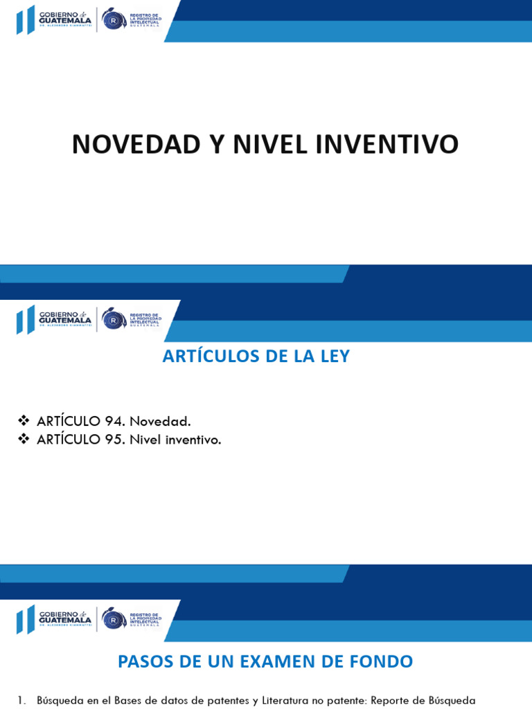 Novedad y Nivel Inventivo | PDF | Patentar | Invención