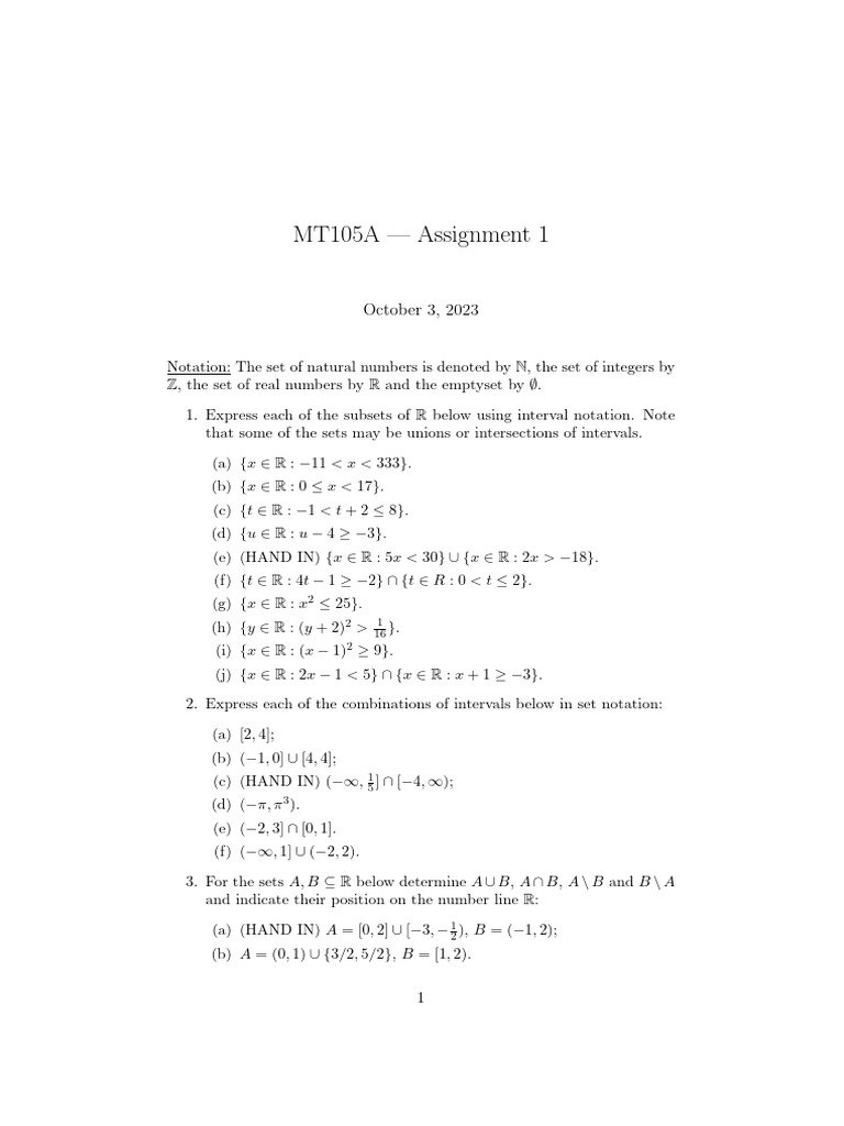 HK1 2022 | PDF | Interval (Mathematics) | Mathematical Objects