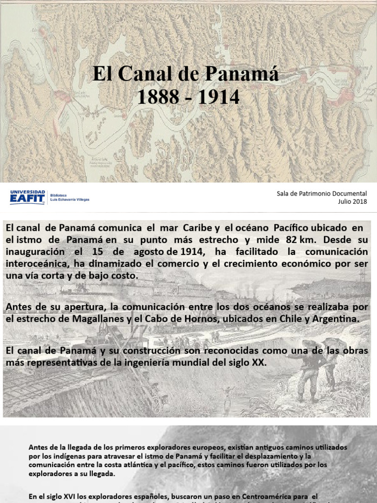 El Canal de Panamá 1888-1914 | PDF | canal de Panama