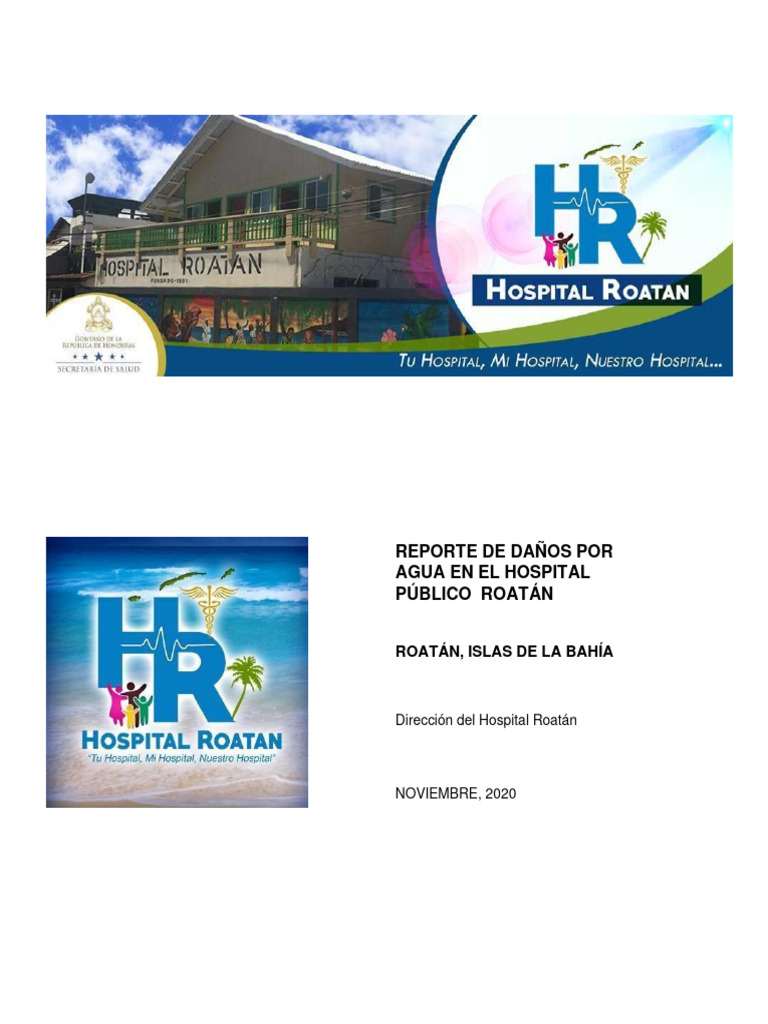Reporte de Danos Por Agua en El Hospital Roatan Sin Cotizacion ...