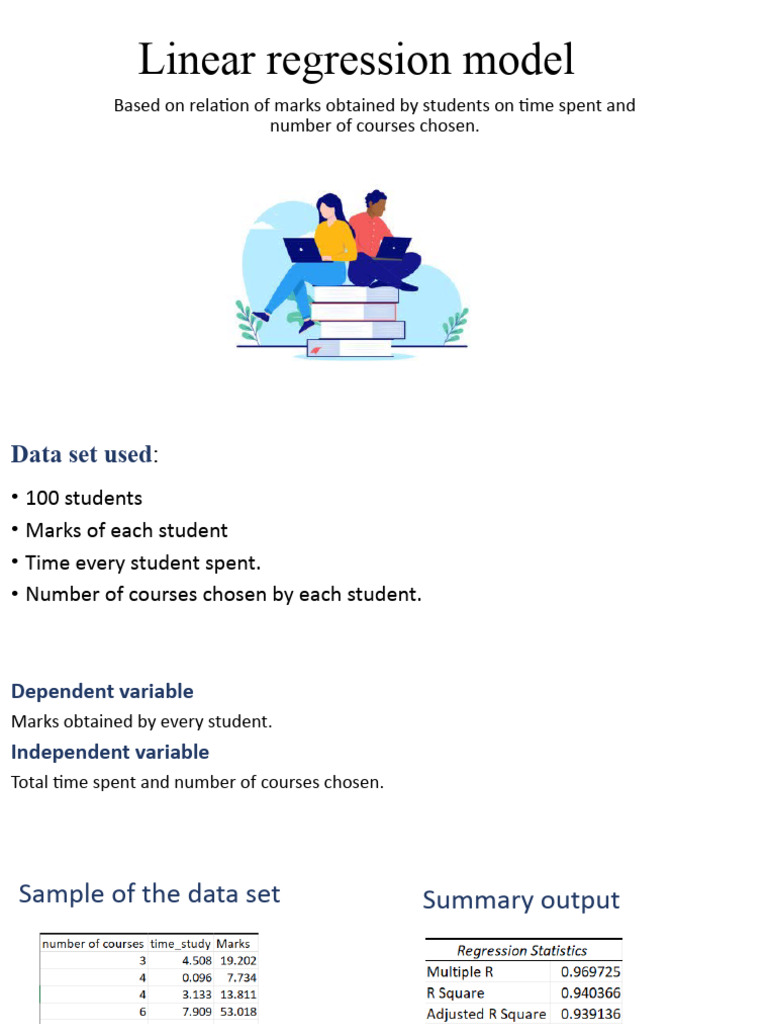 Linear Regression Model | PDF | Regression Analysis | Errors And Residuals