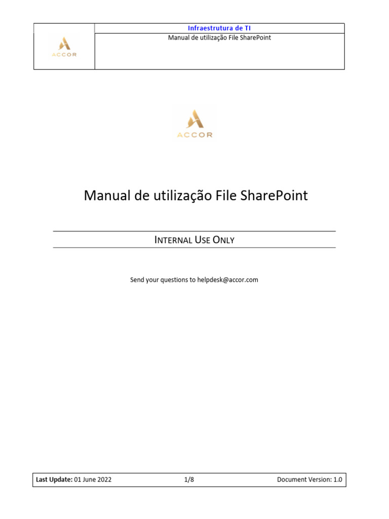 Manual File SharePoint | PDF | SharePoint | Windows 10