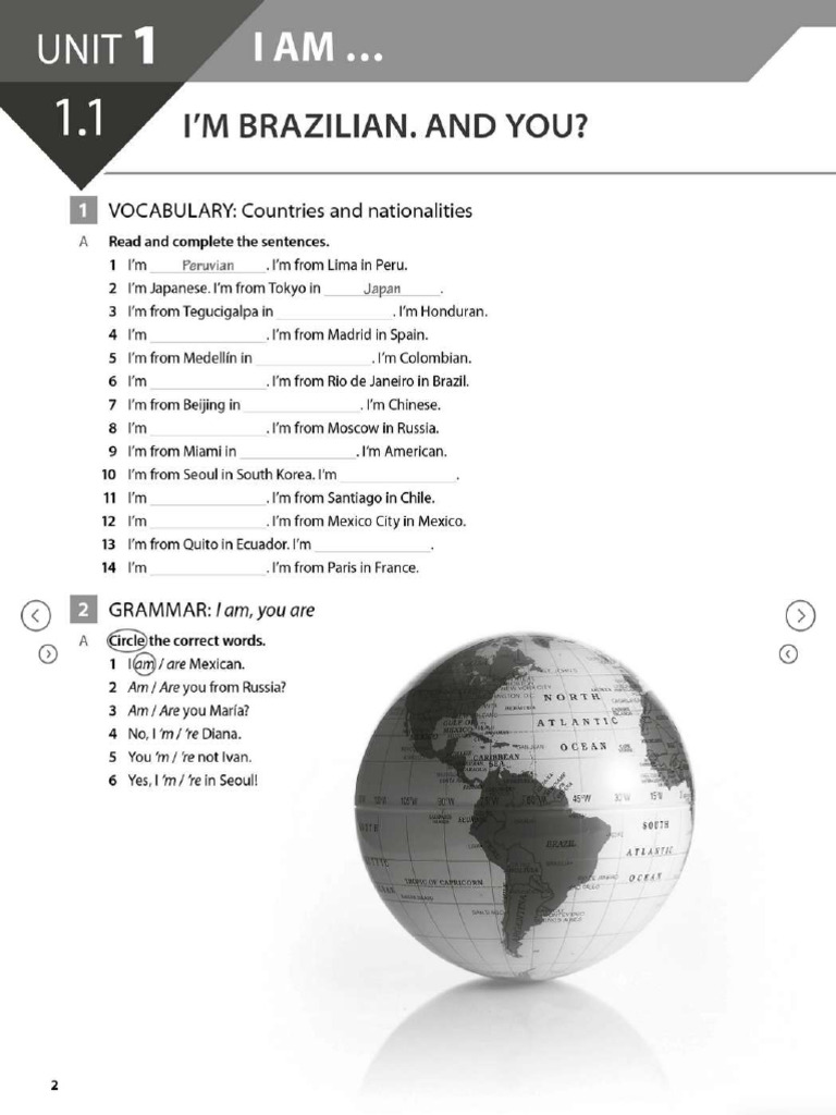 Workbook Evolve Unit 1 | PDF