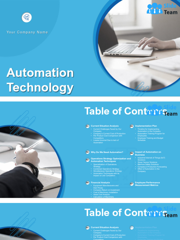 Automation Technology: Your Company Name | PDF | Automation | Cost
