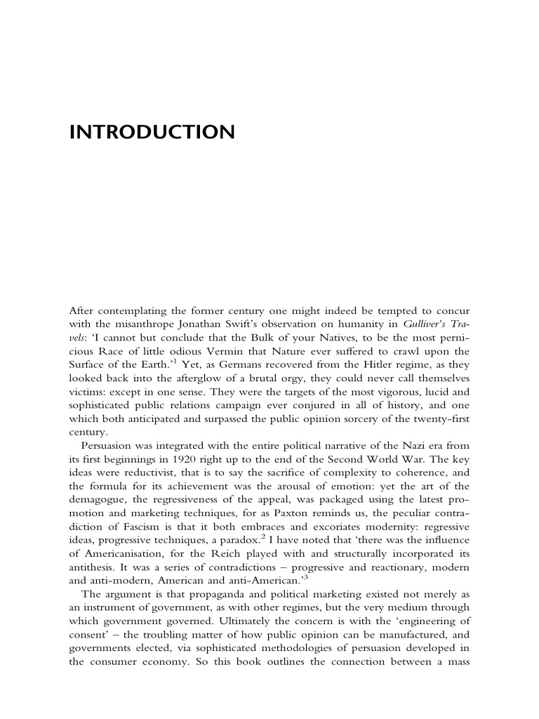 00 - Introduction | PDF | Propaganda | Nazi Germany 00 - Introduction | PDF | Propaganda | Nazi Germany