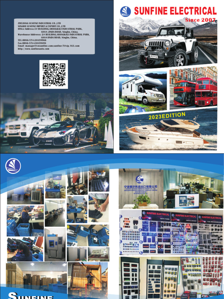 Sunfine Electrical 2023 | PDF | Electrical Connector | Usb