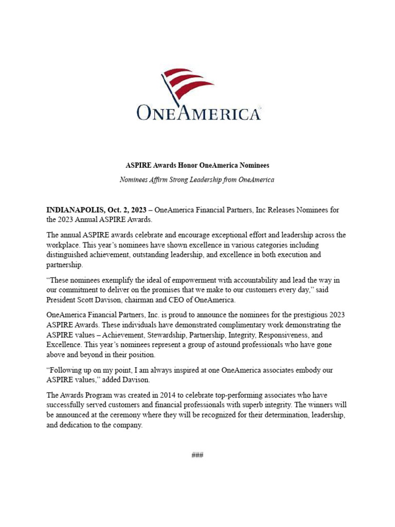 News Release | PDF | Insurance | Business