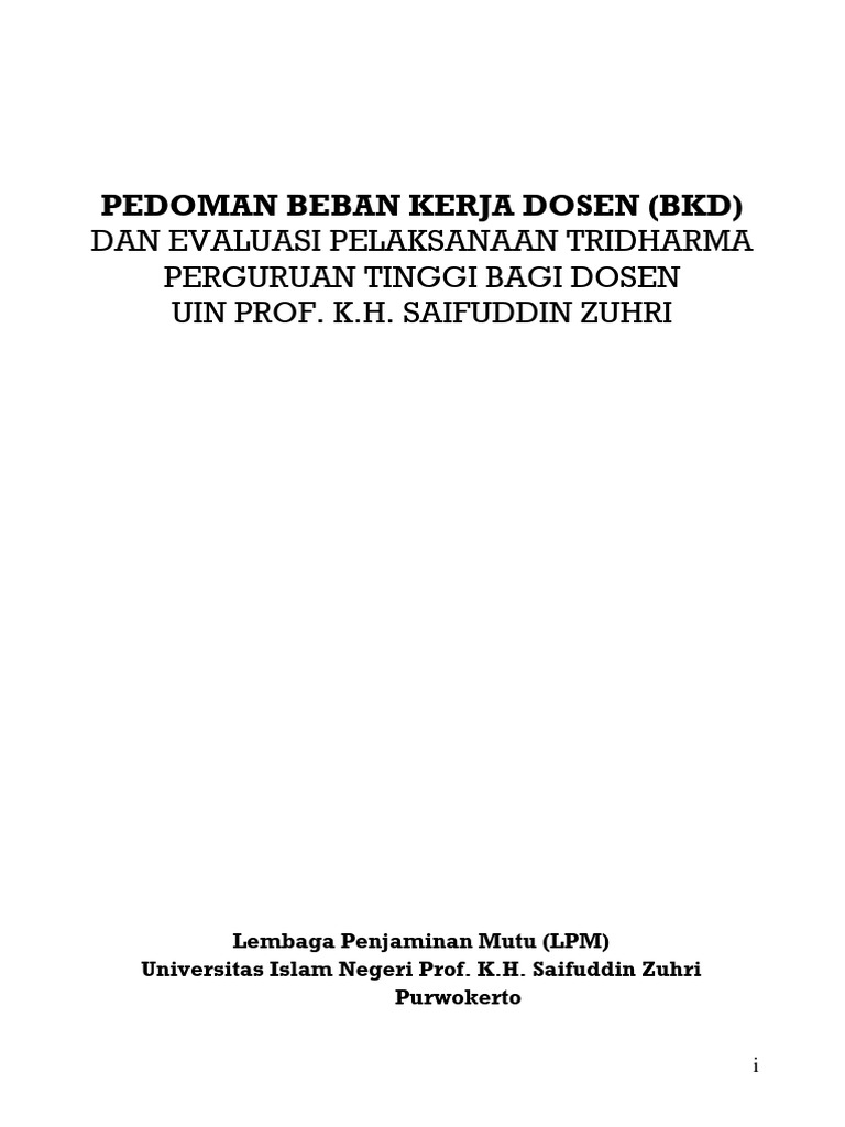 PEDOMAN BKD 2022 17 Juni 2022 | PDF | Karier & Perkembangan