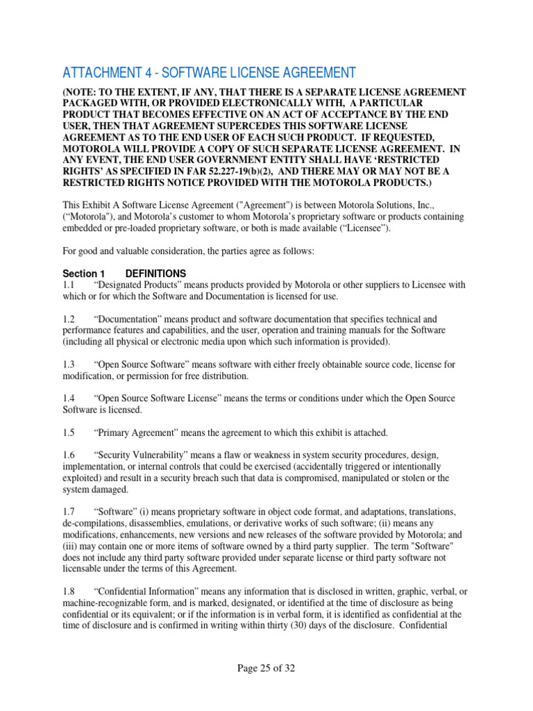 Software - License - Agreement ST | PDF | License | Proprietary Software