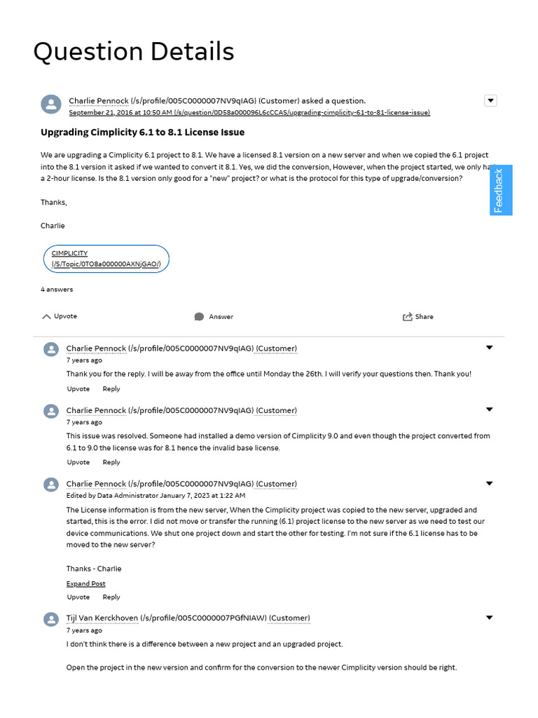 Upgrading Cimplicity 6.1 To 8.1 License Issue | PDF | Computer Networking | System Software