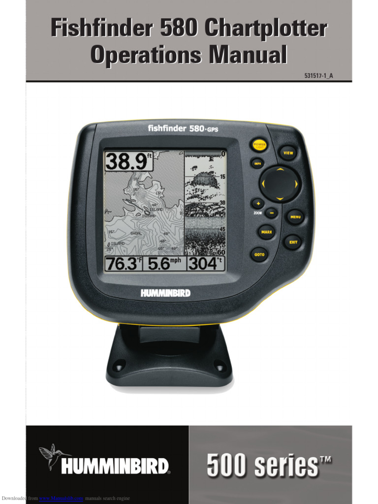 Fishfinder 580 Chartplotter Operations Manual | PDF | Sonar | Global ...