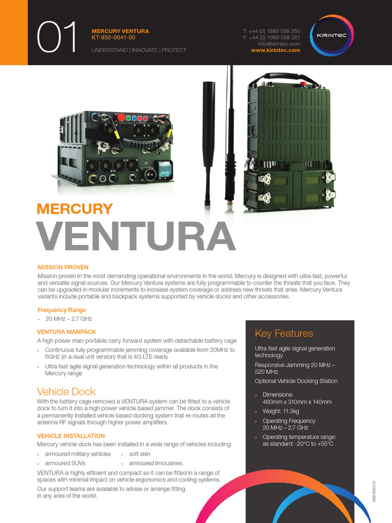 Kirintec C IED Ventura Datasheet A4 0721 ARTWORK WEB 1 | PDF | 4 G ...