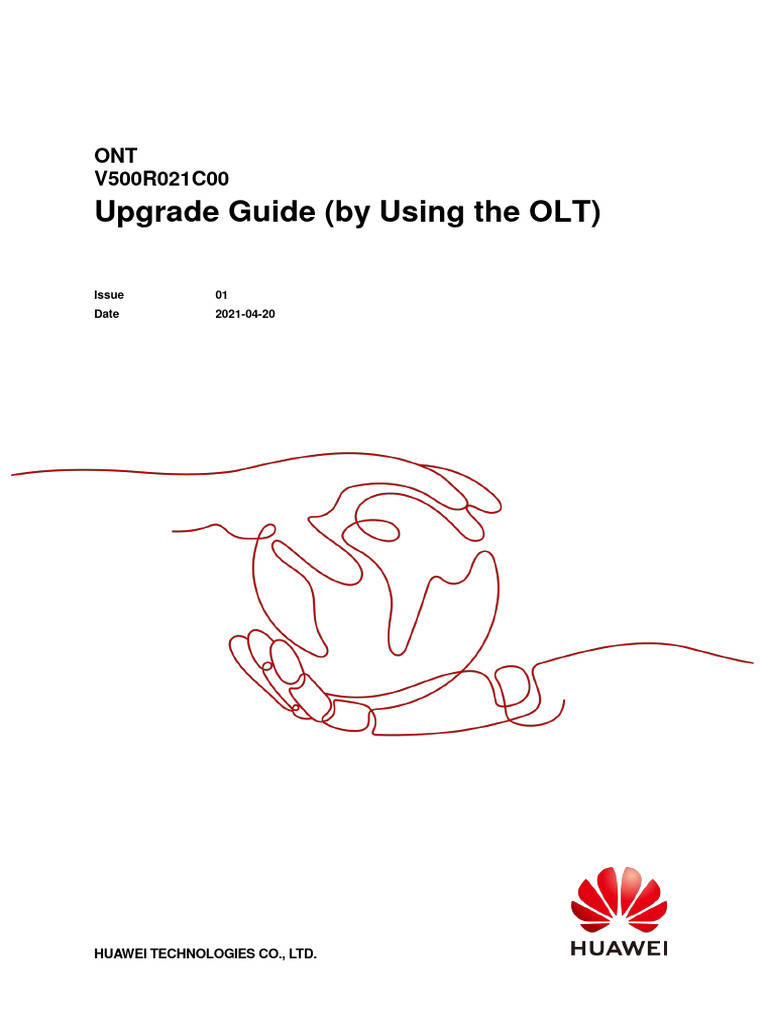 Upgrade Guide Using The OLT | PDF | Computing | Telecommunications