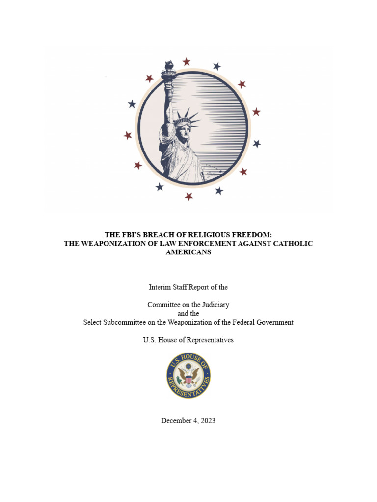 The FbI's Breach of Religious Freedom The Weaponization of Law ...