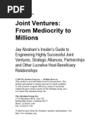 7 Insider Tips To Joint Venture Success | PDF | Joint Venture ...