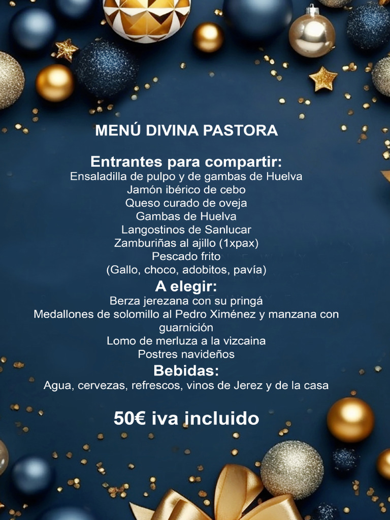 Menus Navidad 23 | PDF