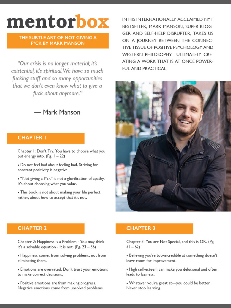 The Subtle Art - Cheatsheet | PDF | Social Psychology | Cognition