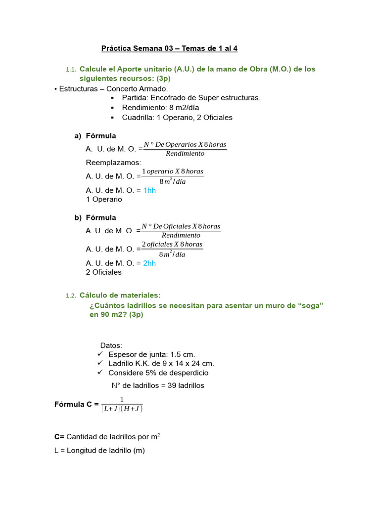 Práctica Semana 3 - Muñoz - Vásquez | PDF | Materiales cerámicos | edificio