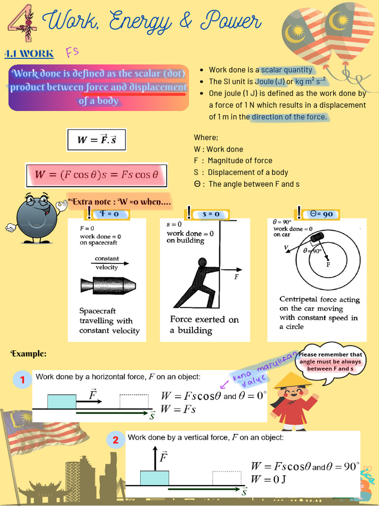 4 Work Energy Power | PDF | Potential Energy | Power (Physics)