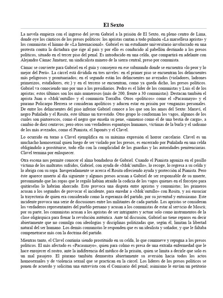 El Sexto | PDF | Prisión