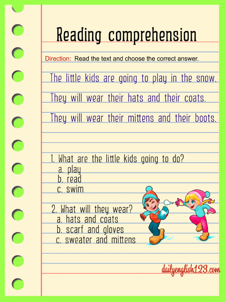 Reading Comprehension 2 | PDF