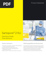 Sartopore® 2 XLG Filter Specifications | PDF | Sterilization ...