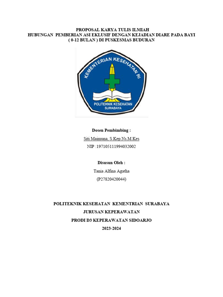 Proposal Kti Asi Eksklusif | PDF