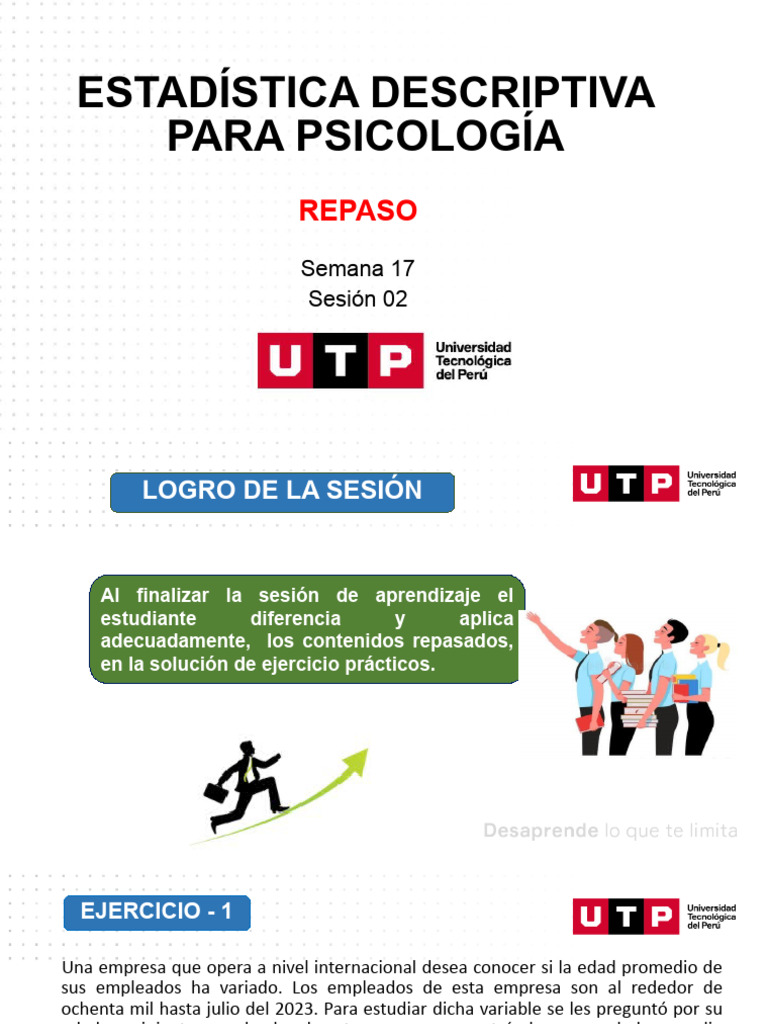 S17.s2 - Repaso - EDPs - Agosto 2023 | PDF | Desviación Estándar ...